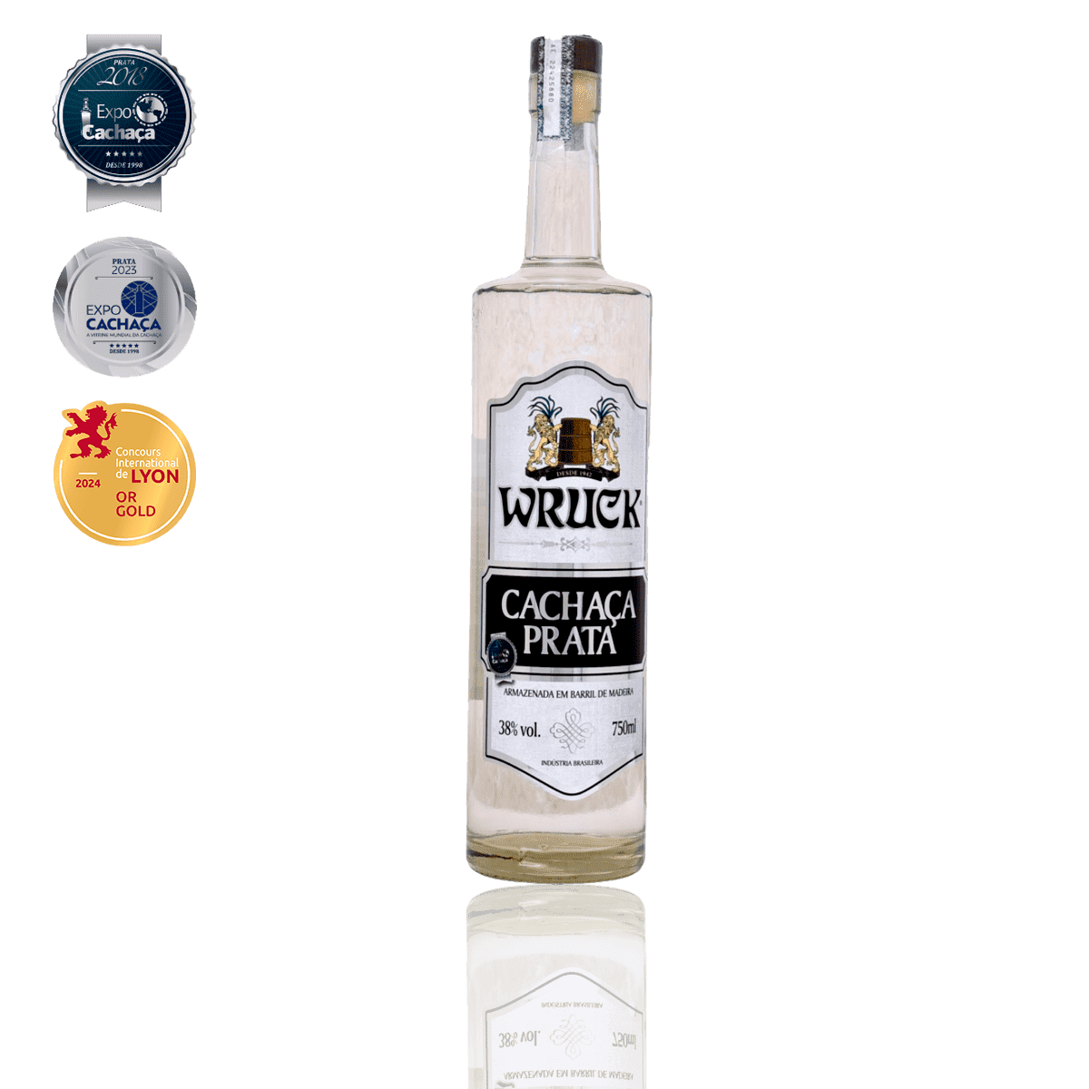 Cachaça Prata 02 Anos 750 ml | Cachaça Wruck